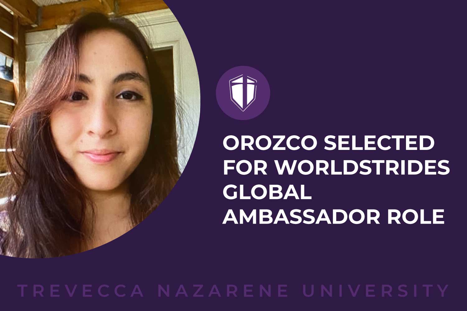 Orozco selected for WorldStrides global ambassador role