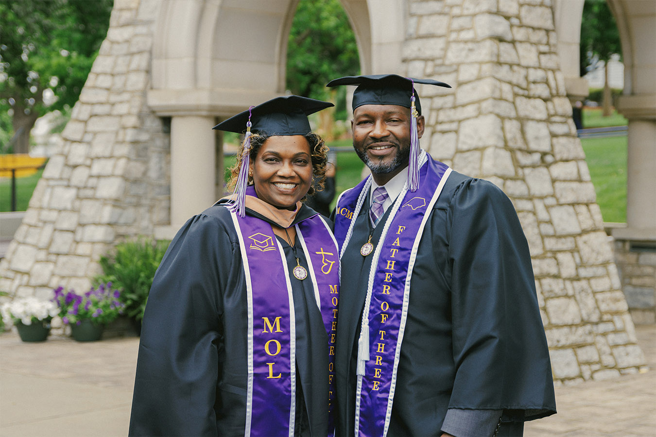 Sharing Life, Love & Learning: Husband and Wife Celebrate Dual Degrees ...